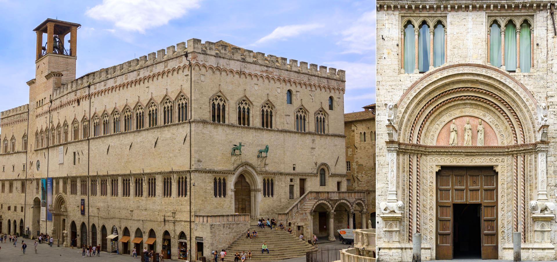 Palazzo dei Priori Perugia: Vices, Virtues and Mythical Beasts - Via ...